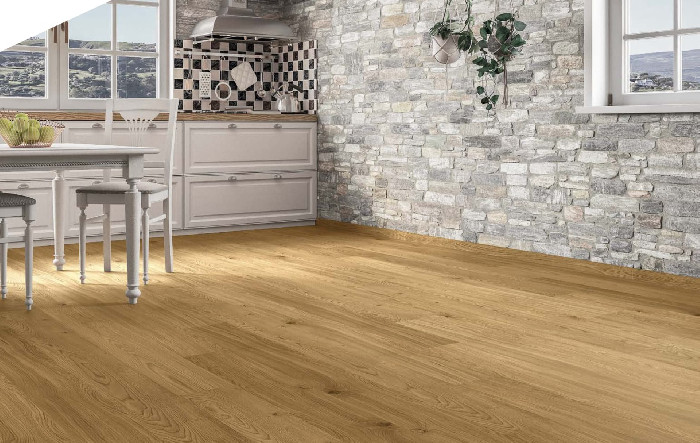 Tarima multicapa madera de Roble 2 lamas IMA 4 mm capa noble